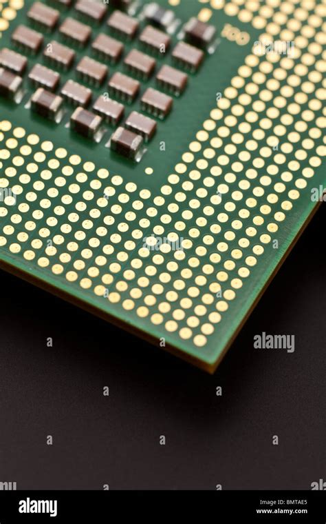 Computer CPU Close Up Shot Stock Photo Alamy