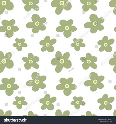 Flower Hand Drawn Seamless Pattern Background Stock Vector Royalty Free 2221522655 Shutterstock