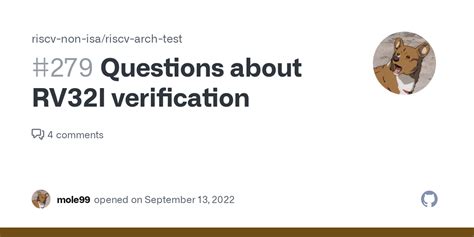 Questions About RV I Verification Issue Riscv Non Isa Riscv Arch Test GitHub