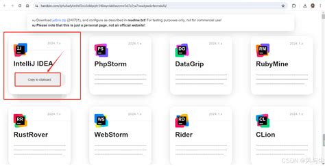 intellij idea 2025最新版安装使用说明（适用jetbrain全家桶） idea2025 csdn博客