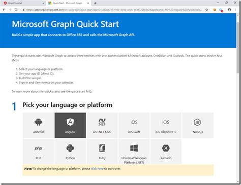 VIDEO MS Graph Quick Start Angular CLI SPJeff