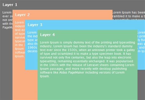 An Indepth Coverage On Css Layers Z Index Relative And Absolute Positioning