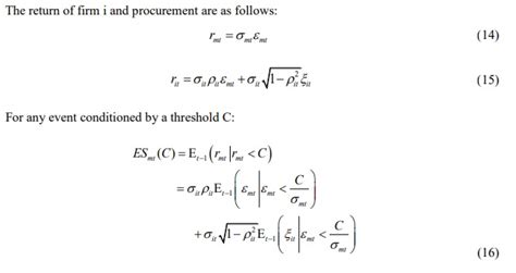 Matlab Computing The Marginal Expected Shortfall Mes Cross Validated