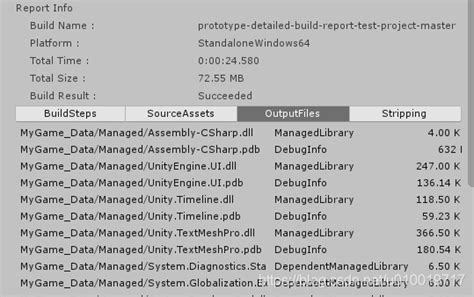 Unity插件开源buildreporttool可监控 可优化 资源多了会卡 支持最新2017 2019版本build Report