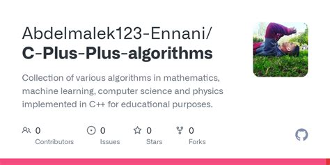GitHub Abdelmalek Ennani C Plus Plus Algorithms Collection Of Various Algorithms In