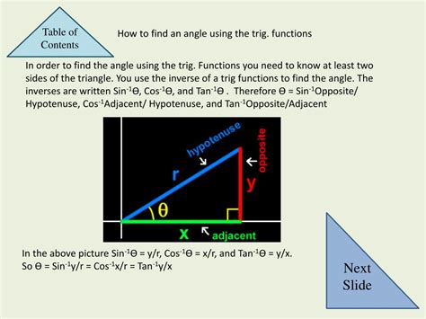 PPT Trigonometry Functions And Solving Right Triangles PowerPoint Presentation ID 2255087
