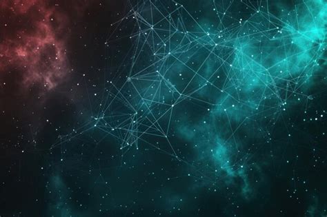 Networked Connection Backgrounds Astronomy Infinity Premium Ai Generated Image