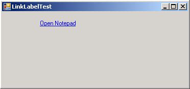 Using LinkLabels To Create Hyperlinks Open Browser LinkLabel GUI