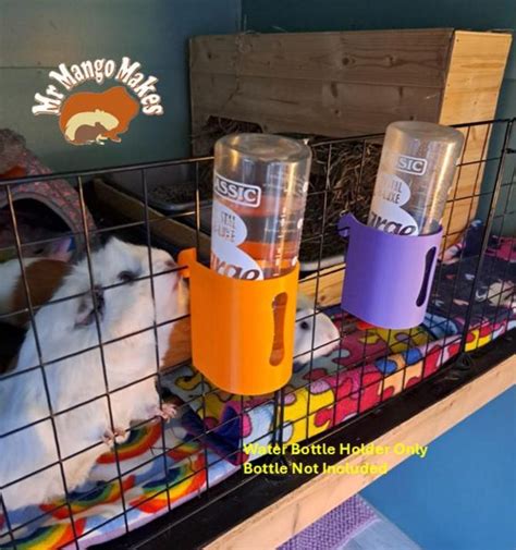 Guinea Pig And Rabbit Water Bottle Holder Classics Water Bottle Holder