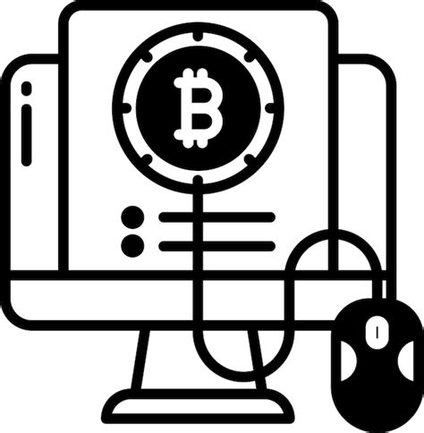 Premium Vector Computer Mouse Glyph And Line Vector Illustration