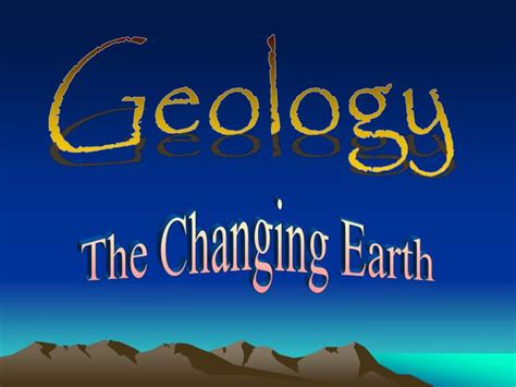 PPT Geology PowerPoint Presentation Free Download ID