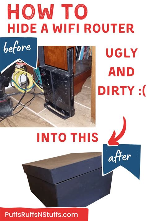 Hide Router Without Blocking Signal Puffs Ruffs N Stuffs
