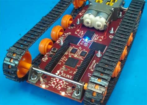 Logitraxx Tracked Robot Kit Lets You Learn About Fpgas Video