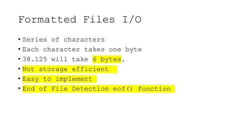 file handling in cpp programming language pptx