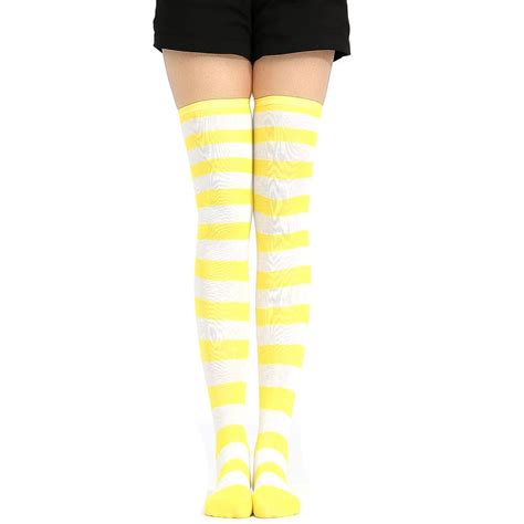Wide Striped Long Tube Socks