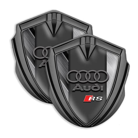 Audi Rs Emblem Badge Logo Self Adhesive Badge Car Bumper Sticker Fender