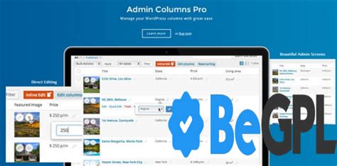 Admin Columns Pro V6418 All Addons Begpl