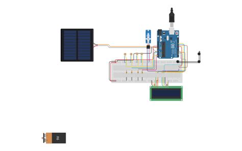 Circuit Design Solar Panels Tinkercad