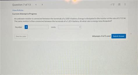 Solved An Unknown Resistor Is Connected Between The Chegg Com