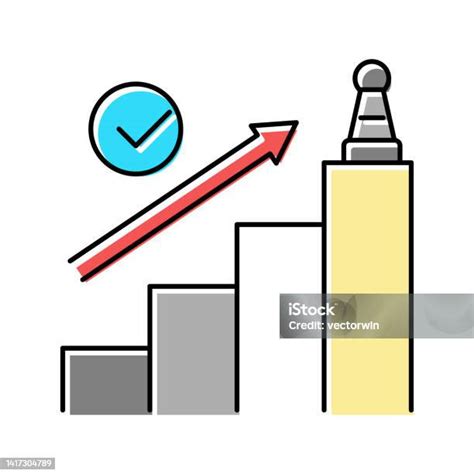 성공 게임 및 비즈니스 성취 컬러 아이콘 벡터 일러스트 레이 션 게이머에 대한 스톡 벡터 아트 및 기타 이미지 게이머 경쟁 나이트 Istock