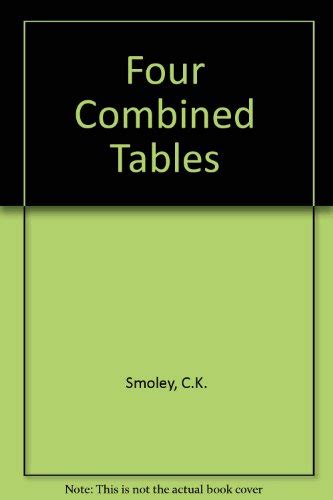 Four Combined Tables Smoley C K 9780911390001 Books