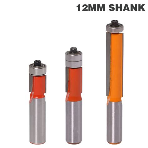 1 шт 12 мм хвостовик фрезы по дереву с длинным лезвием для заподлицо бит заподлицо фрезы