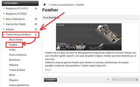 Arrivée De La Gamme Feather Chez Mchobby Mchobby Le Blog