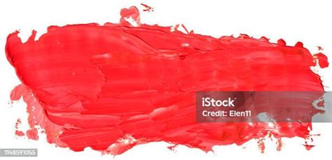 레드 오일 텍스처 페인트 얼룩 브러쉬 스트로크 손으로 그린 흰색 배경 Eps10 벡터 일러스트 레이 션에 고립 0명에 대한 스톡 벡터 아트 및 기타 이미지 Istock