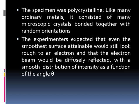 Ppt Davisson Germer Experiment Powerpoint Presentation Free Download Id 4294084