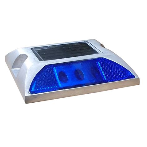 Plot De Signalisation Led Solaire Carré Boutiquetrafic