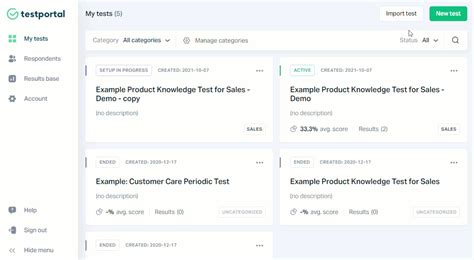 Testportal How To Create A Test Short Version