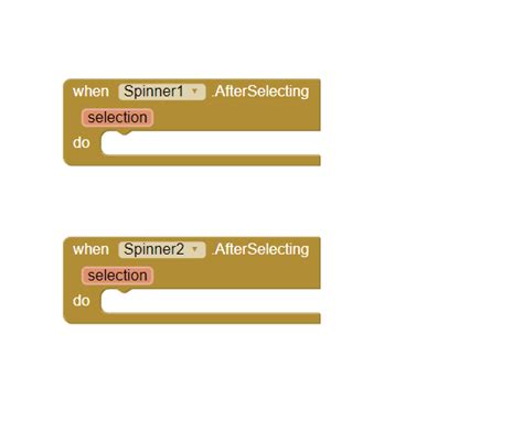 Spinner Programming Problem MIT App Inventor Help MIT App Inventor Community
