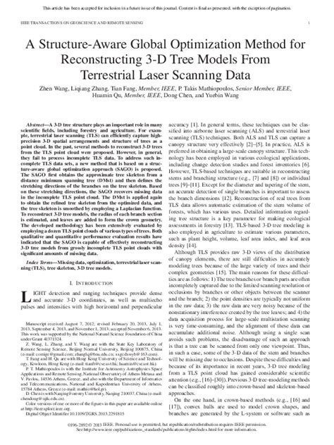 pdf a structure aware global optimization method for reconstructing 3
