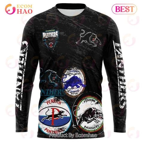 Nrl Penrith Panthers Special Retro Logo Design 3d Hoodie Ecomhao Store