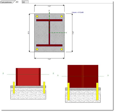 Calculation Modules Miscellaneous Steel Base Plate