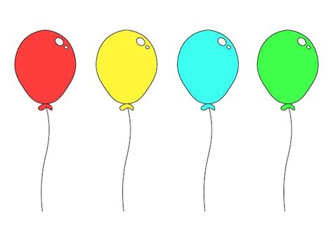 Premium Vector Baloon Same Colour 1