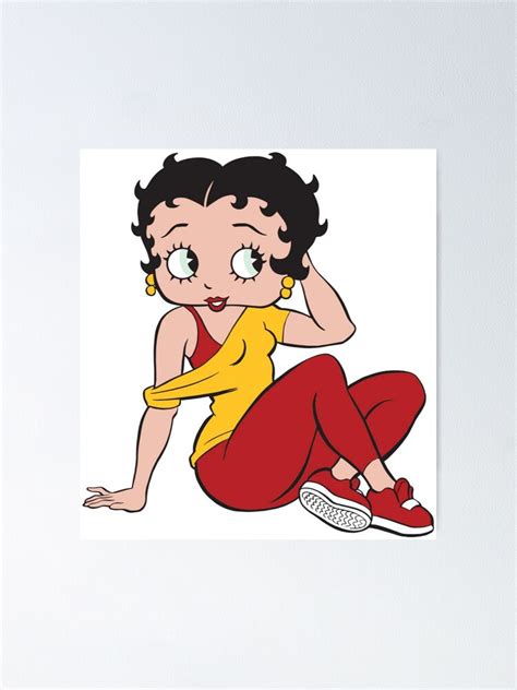 Character Betty Boop Poster For Sale By Wowlil Redbubble