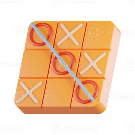 tic tac toe 3d icon 58304182 png