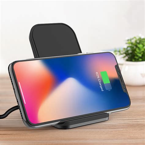 Chargeur Sans Fil Charge Rapide Universel Smartphone Argent