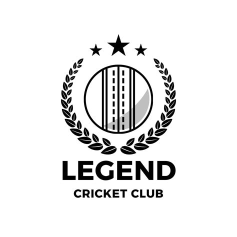 Creative Cricket Logo Vector Logo For Cricket Sport Stock Vector