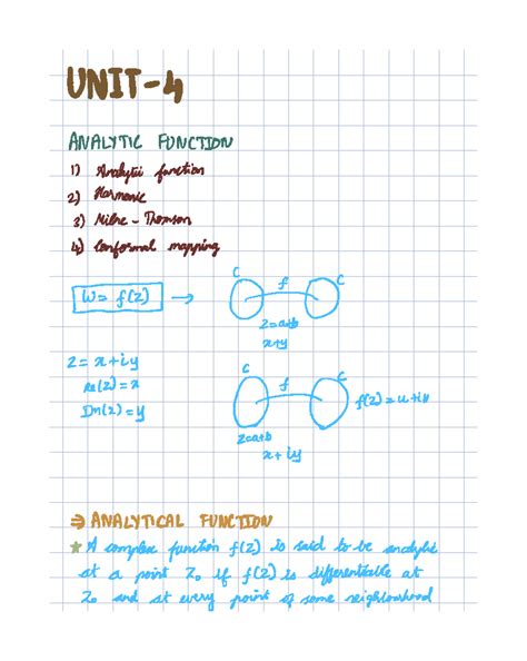 Unit 4 Math This Is Math Notes For Unit 4 Unit 4 Analytic