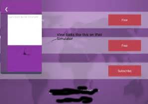 Ios Running App On Ipad Simulator 129inch And 97inch Cut Some Views