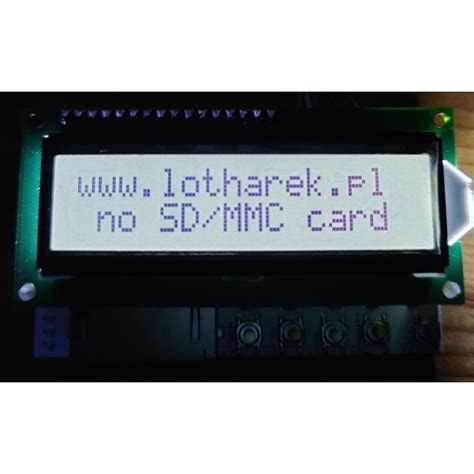 SIO2SD WHITE LCD