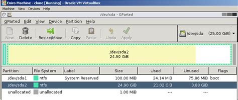 Solved VirtualBox Resized Virtual Disk Does Not See New Unallocated Space Experts Exchange