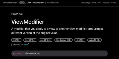 Swiftui View Modifier
