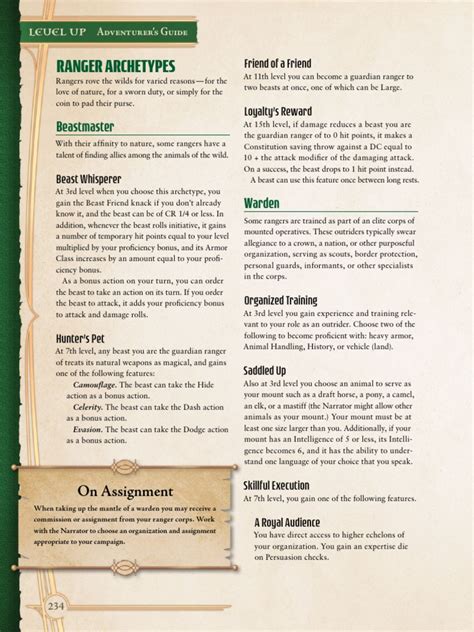 Level Up Adventurer S Guide A5E 236 | PDF | Role Playing Games