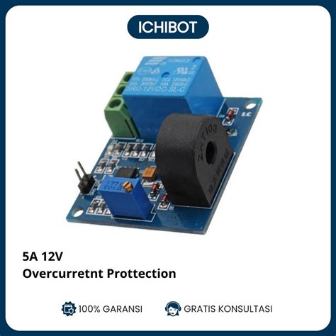 5a 12v Overcurrent Protection Sensor Module Ac Current Detection Sensor 12v Relay Modul Sensor