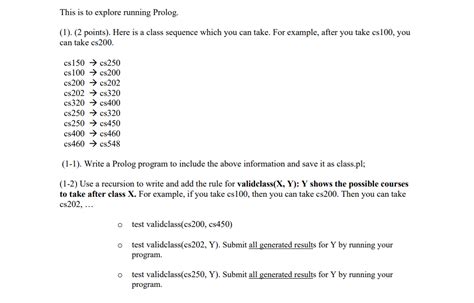 Solved This Is To Explore Running Prolog 1 2 Points Chegg