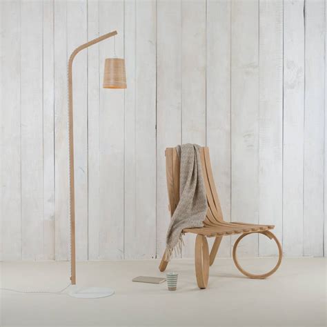 Tom Raffield Mullion Floor Light Rustic Wooden Lamp