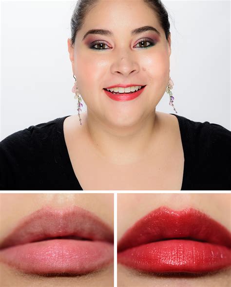 Mac Lady Bug Lustreglass Sheer Shine Lipstick Review And Swatches
